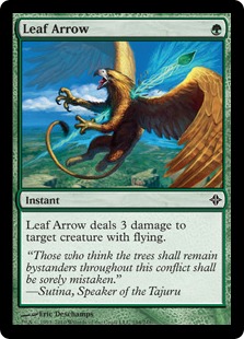 Leaf Arrow MtG Art from Rise of the Eldrazi Set by Eric Deschamps - Art ...