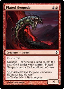 Plated Geopede MtG Art from Zendikar Set by Eric Deschamps - Art of ...