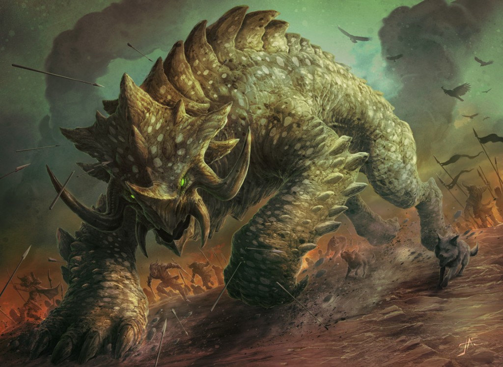 Siege Behemoth MtG Art from Commander 2014 Set by Jason A. Engle - Art ...