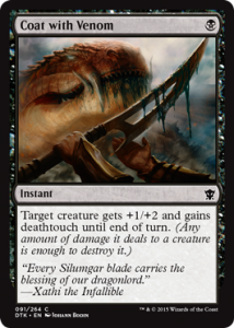 Coat with Venom MtG Art from Dragons of Tarkir Set by Johann Bodin ...