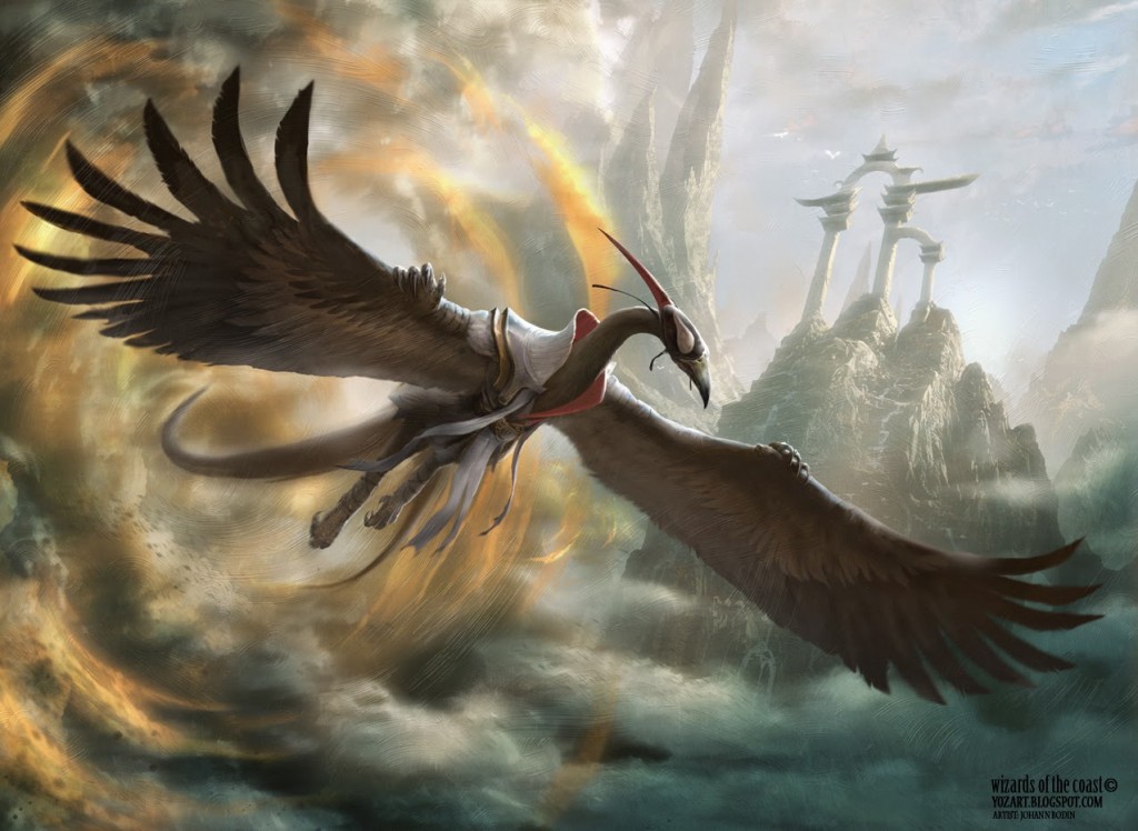 Ojutai Interceptor MtG Art from Dragons of Tarkir Set by Johann Bodin ...