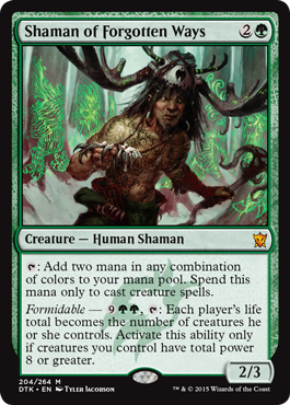 Shaman of Forgotten Ways MtG Art from Dragons of Tarkir Set by Tyler ...