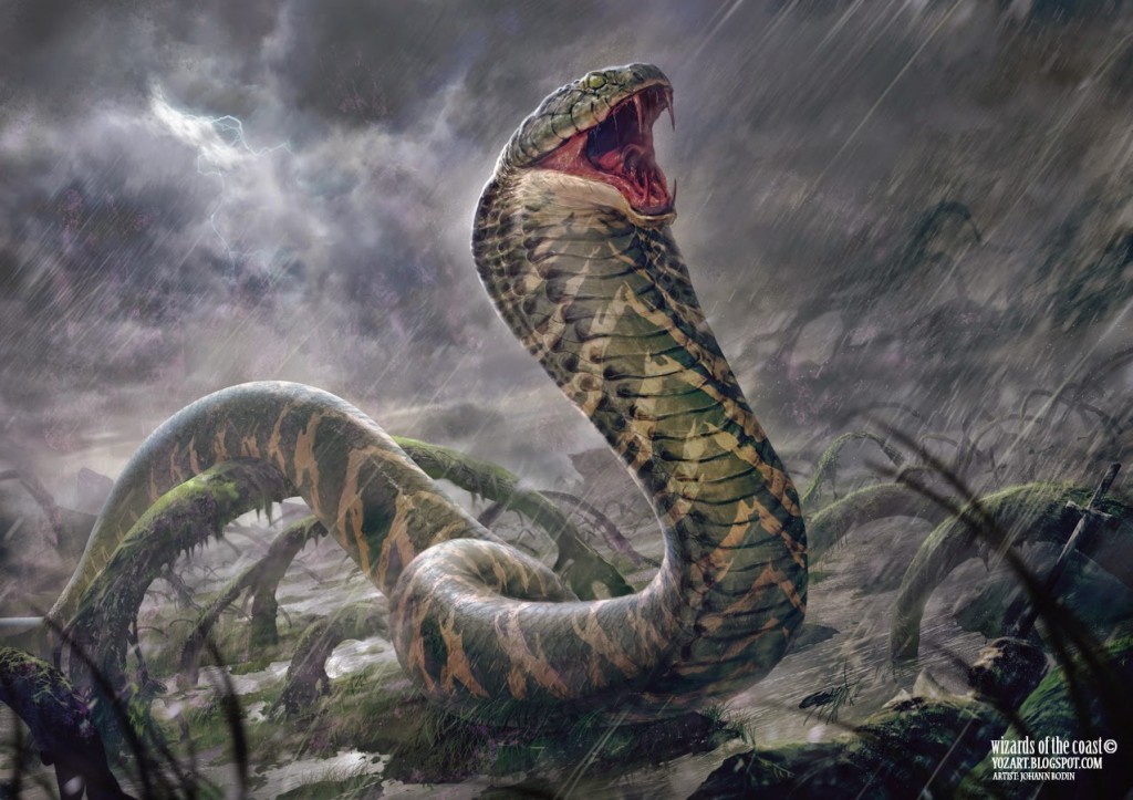 Ukud Cobra MtG Art from Dragons of Tarkir Set by Johann Bodin - Art of ...