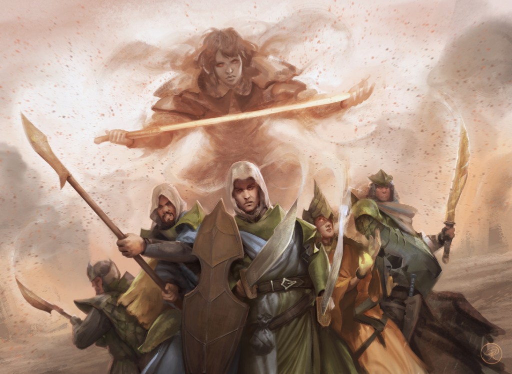 Echoes of the Kin Tree MtG Art from Dragons of Tarkir Set by Ryan ...