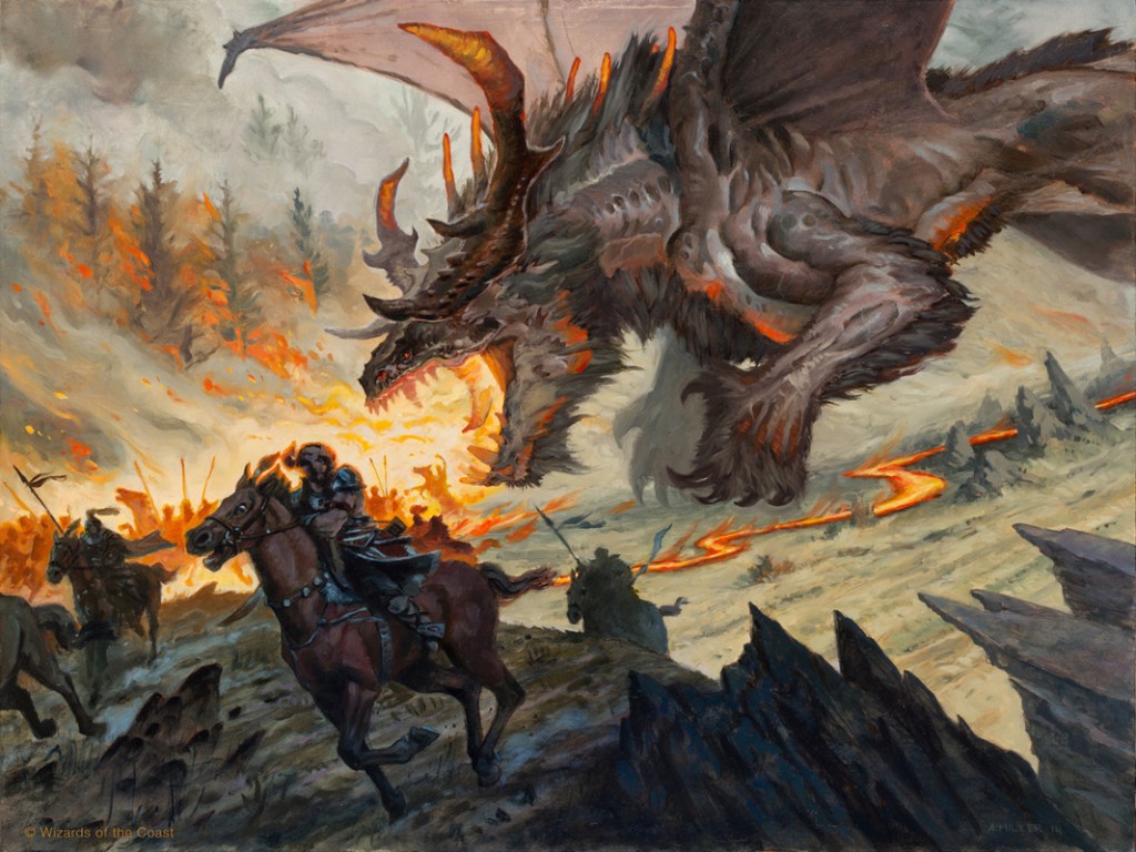 Harbinger of the Hunt MtG Art from Dragons of Tarkir Set by Aaron ...