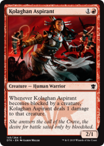 Kolaghan Aspirant MtG Art from Dragons of Tarkir Set by Aaron Miller ...