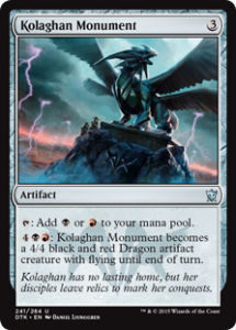 Kolaghan Monument MtG Art from Dragons of Tarkir Set by Daniel ...