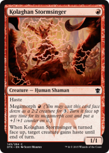 Kolaghan's Stormsinger MtG Art from Dragons of Tarkir Set by Scott ...