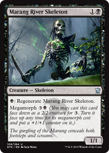 Marang River Skeleton MtG Art from Dragons of Tarkir Set by Jack Wang ...