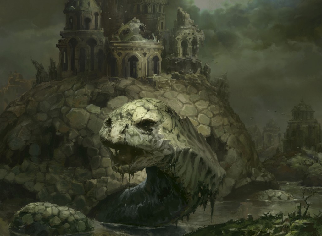 Wandering Tombshell MtG Art from Dragons of Tarkir Set by Yeong-Hao Han ...
