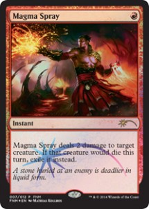 Magma Spray (Promo) MtG Art from Promos Set by Mathias Kollros - Art of ...