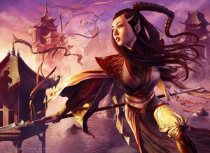Monastery Swiftspear MtG Art from Khans of Tarkir Set by Steve Argyle ...