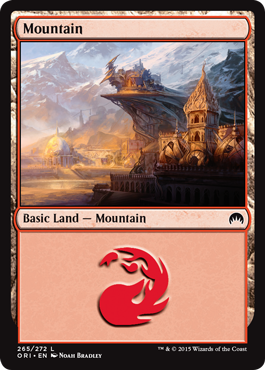 Mountain MtG Art from Magic Origins Set by Noah Bradley - Art of Magic ...