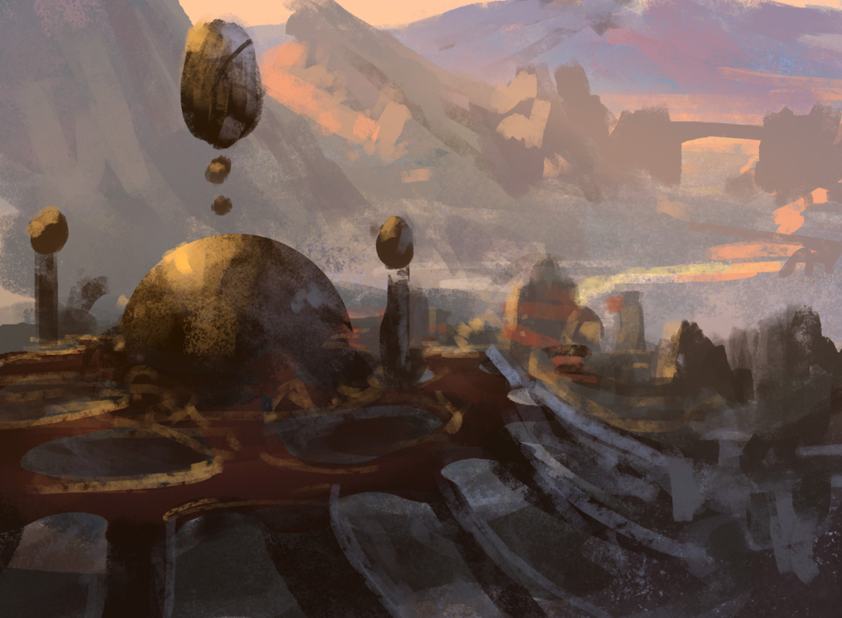 MtG Art: Mountain from Magic Origins Set by Noah Bradley - Art of Magic ...