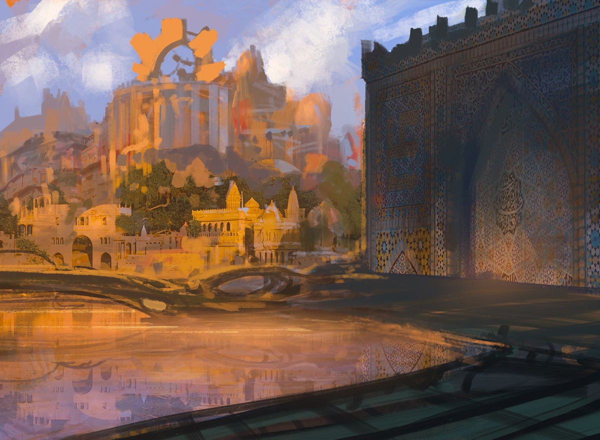 MtG Art: Mountain from Magic Origins Set by Noah Bradley - Art of Magic ...