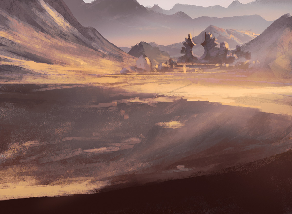 MtG Art: Mountain from Magic Origins Set by Noah Bradley - Art of Magic ...