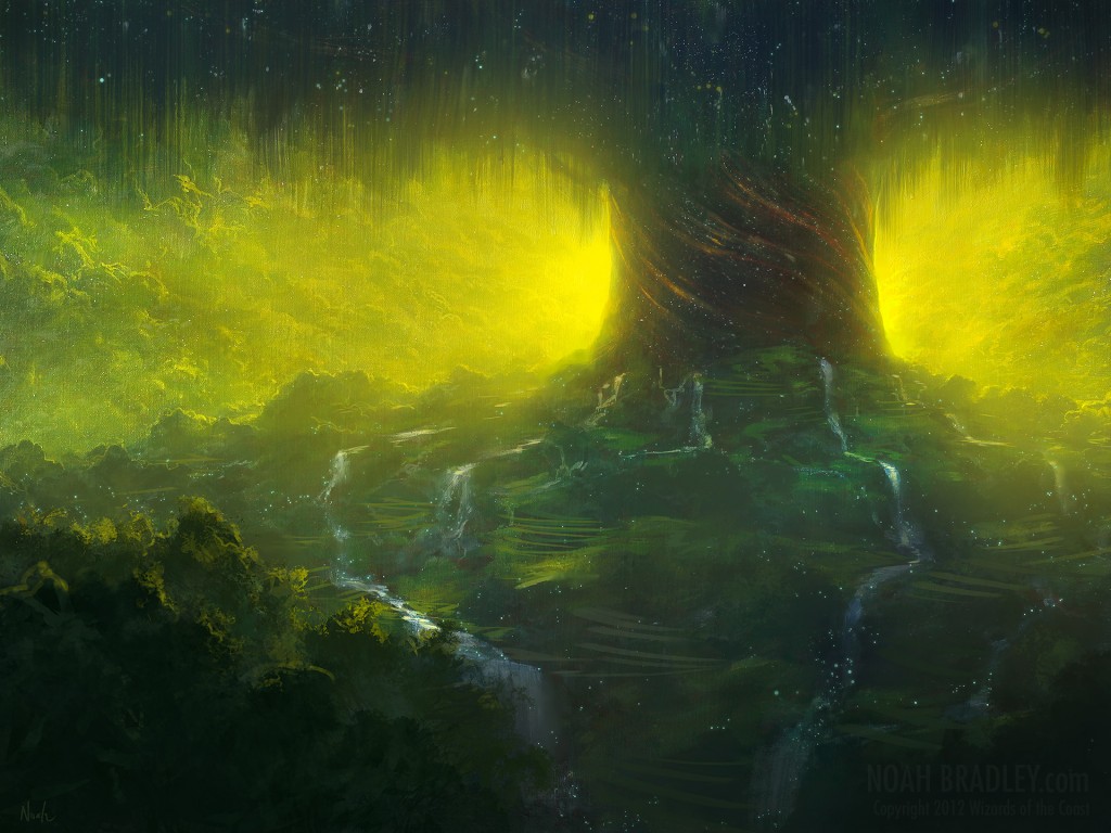 Forest MtG Art from Magic 2015 Set by Noah Bradley - Art of Magic: the ...