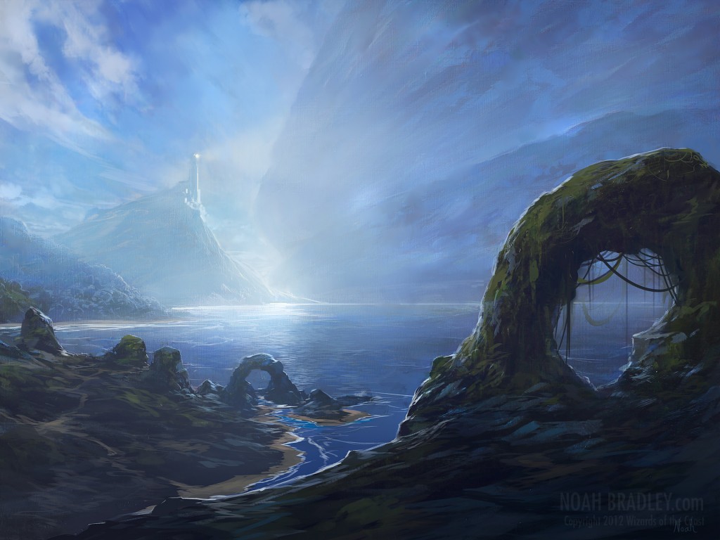Island MtG Art from Commander 2013 Set by Noah Bradley - Art of Magic ...