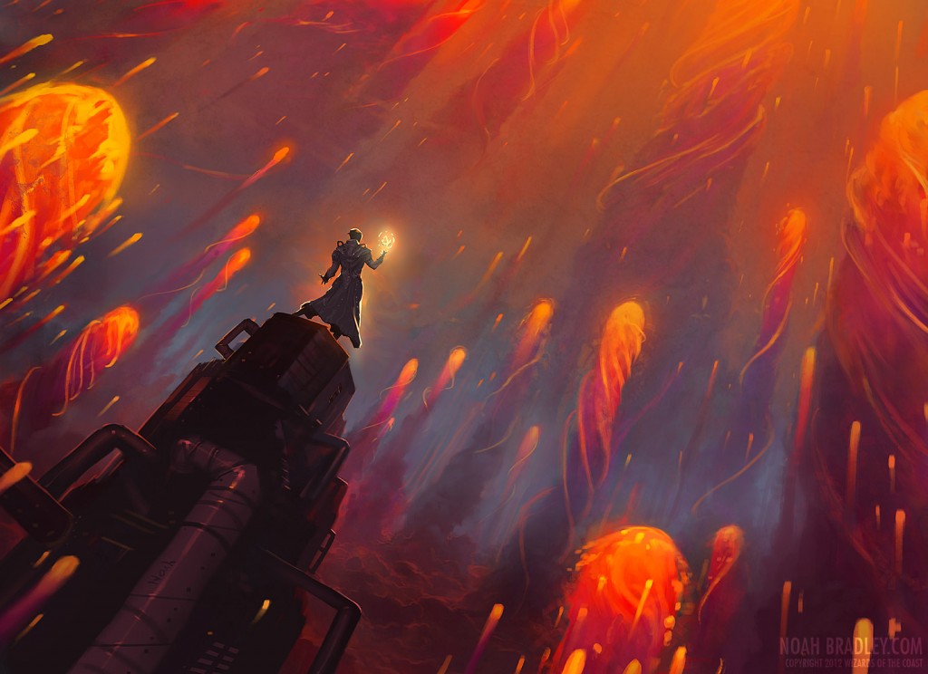 Mizzium Mortars MtG Art from Return to Ravnica Set by Noah Bradley ...
