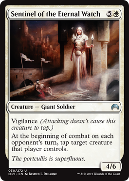 Sentinel of the Eternal Watch MtG Art from Magic Origins Set by Bastien ...