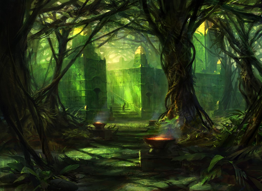 Forest MtG Art from Fate Reforged Set by Adam Paquette - Art of Magic ...