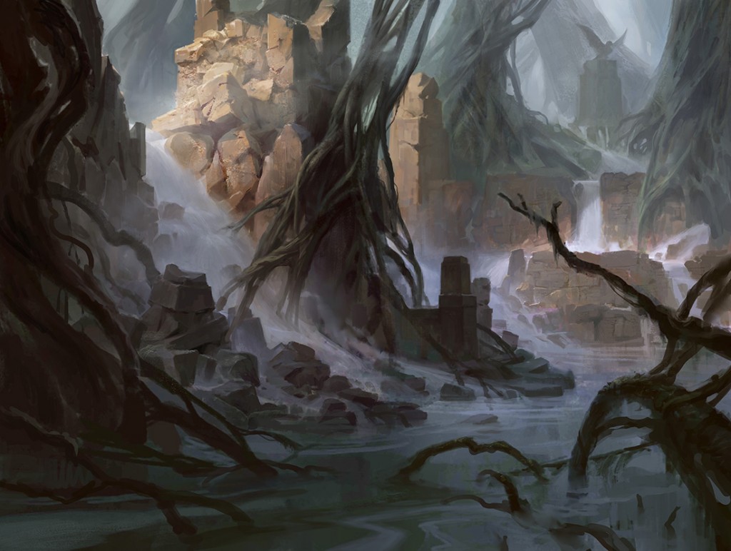 Swamp MtG Art from Dragons of Tarkir Set by Adam Paquette - Art of ...