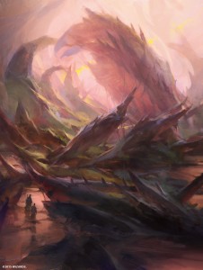 Blood Crypt (Expeditions) MtG Art from Battle for Zendikar Set by Min ...