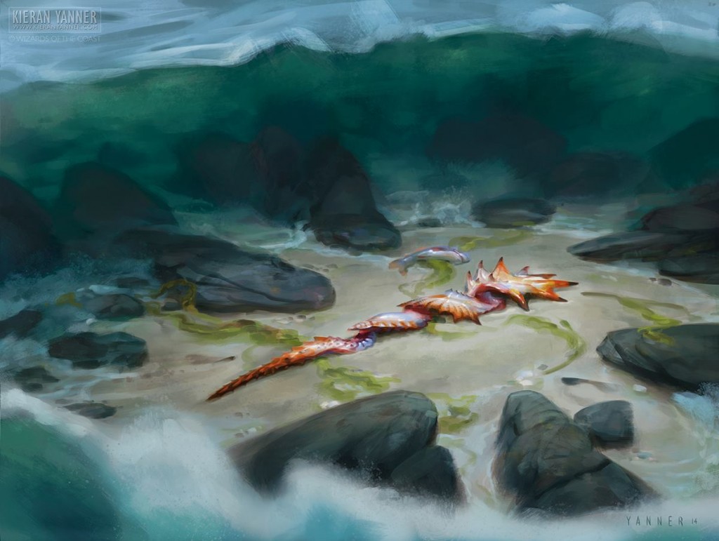 Coastal Discovery MtG Art from Battle for Zendikar Set by Kieran Yanner ...