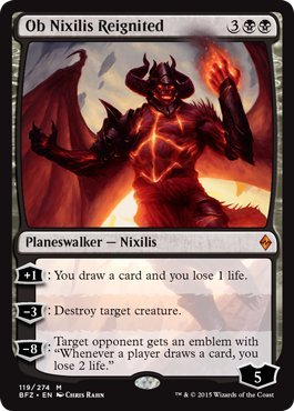 Ob Nixilis Reignited MtG Art from Battle for Zendikar Set by Chris Rahn ...