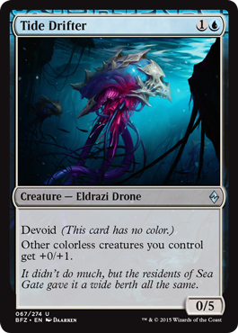 Tide Drifter MtG Art from Battle for Zendikar Set by Daarken - Art of ...