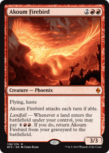 Akoum Firebird MtG Art from Battle for Zendikar Set by Chris Rahn - Art ...