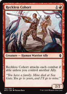 Reckless Cohort MtG Art from Battle for Zendikar Set by Volkan Baga ...