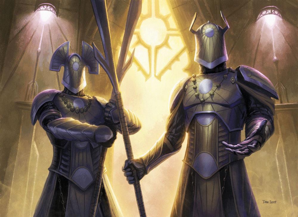 Basilica Guards MtG Art from Gatecrash Set by Dan Scott - Art of Magic ...