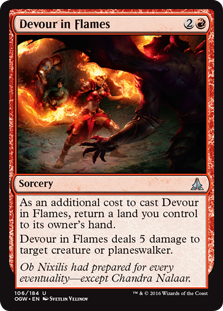 Devour in Flames MtG Art from Oath of the Gatewatch Set by Svetlin ...
