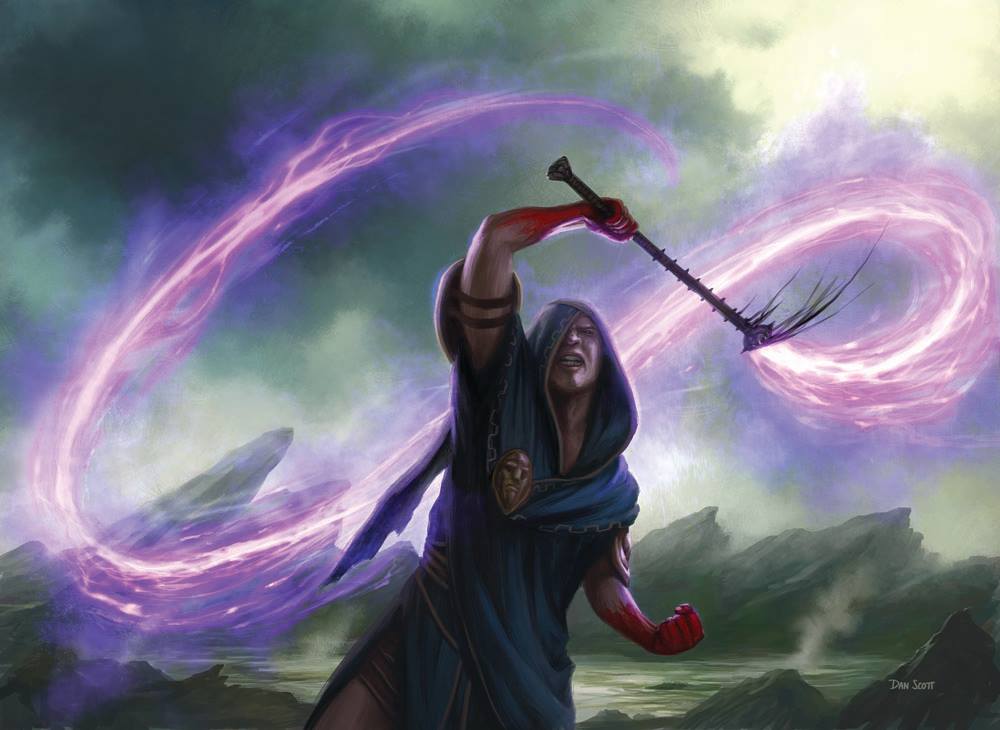 Lash of the Whip MtG Art from Theros Set by Dan Scott - Art of Magic ...
