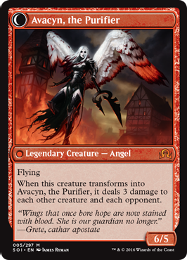 Avacyn, the Purifier MtG Art from Shadows over Innistrad Set by James Ryman - Art of Magic: the ...