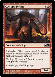 Cyclops Tyrant MtG Art from Magic 2014 Set by Zack Stella - Art of ...
