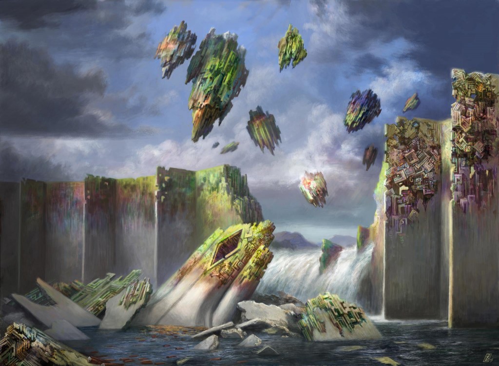Sea Gate Wreckage MtG Art from Oath of the Gatewatch Set by Zack Stella ...