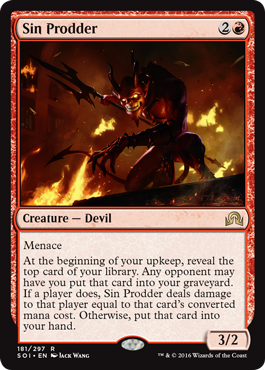 Sin Prodder MtG Art from Shadows over Innistrad Set by Jack Wang - Art ...
