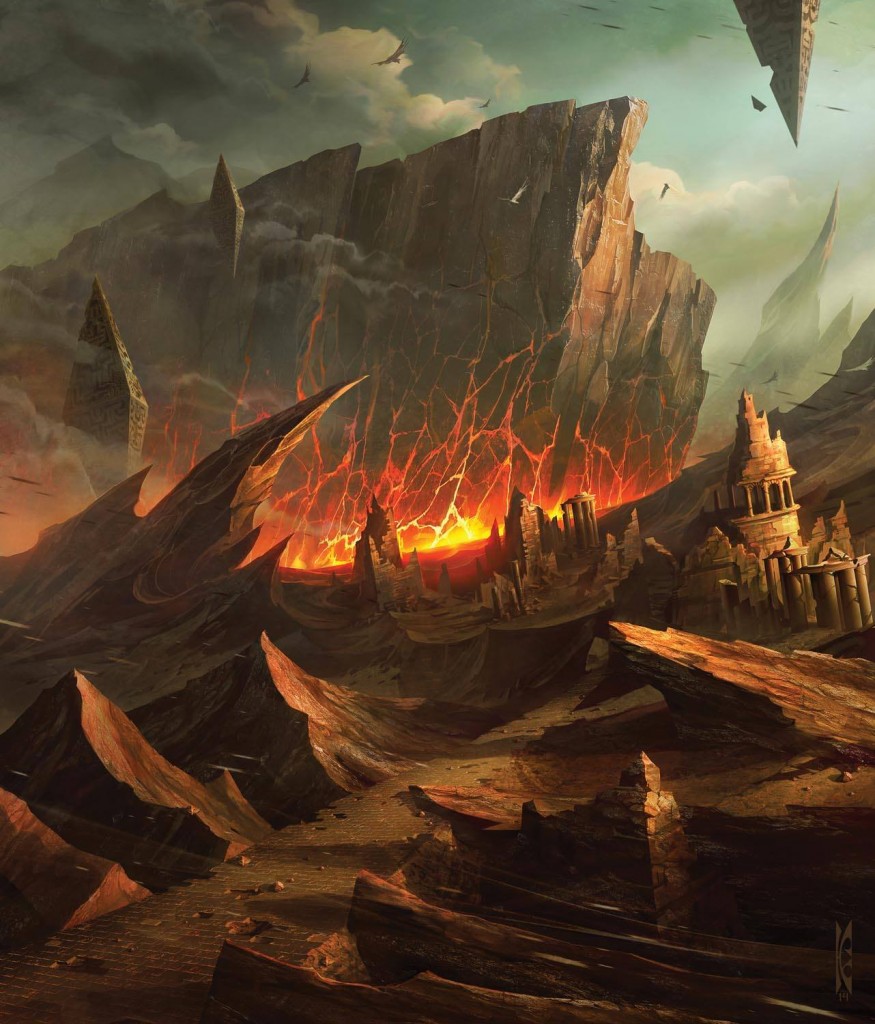 Tectonic Edge (Expeditions) MtG Art from Battle for Zendikar Set by ...