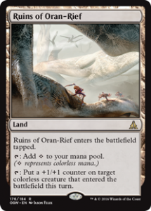 Ruins of Oran-Rief MtG Art from Oath of the Gatewatch Set by Jason ...