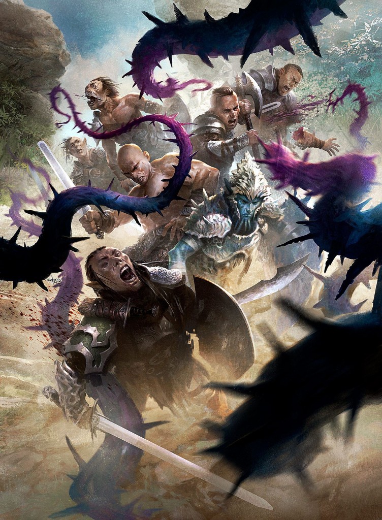 Flaying Tendrils (Promo) MtG Art from Oath of the Gatewatch, Promos Set ...