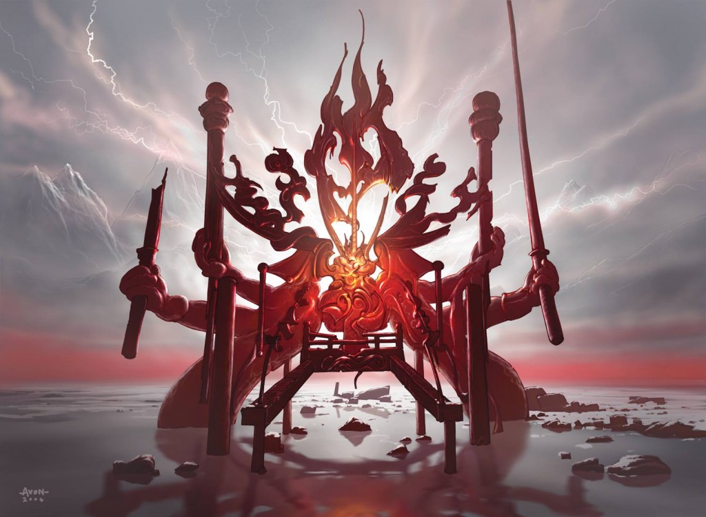 Honden of Infinite Rage MtG Art from Champions of Kamigawa, Eternal ...