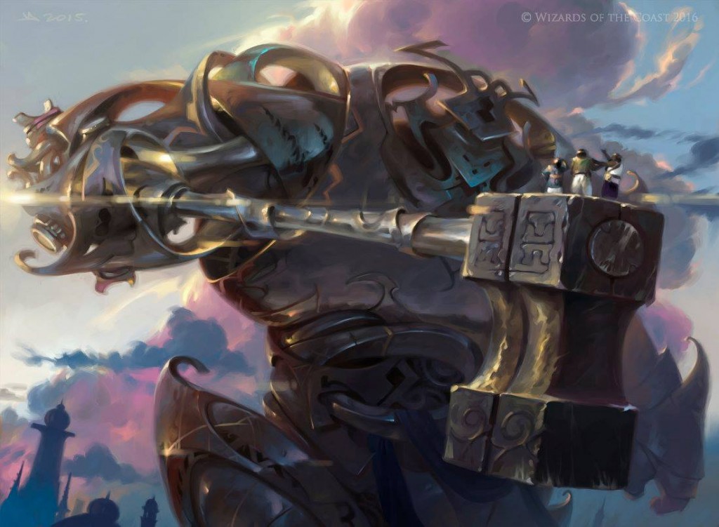 Cataclysmic Gearhulk MtG Art from Kaladesh Set by Victor Adame Minguez ...