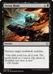 Doom Blade MtG Art from Promos Set by Raymond Swanland - Art of Magic ...