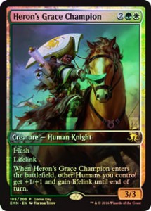Heron's Grace Champion (Promo) MtG Art from Eldritch Moon, Promos Set ...