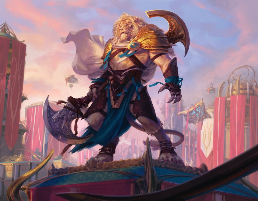 Ajani Unyielding MtG Art from Aether Revolt Set by Kieran Yanner - Art ...