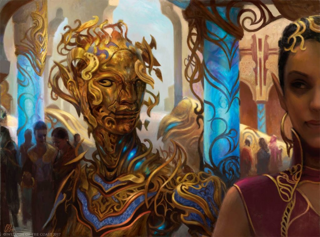 Metallic Mimic MtG Art from Aether Revolt Set by Zack Stella - Art of ...