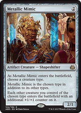 Metallic Mimic MtG Art from Aether Revolt Set by Zack Stella - Art of ...