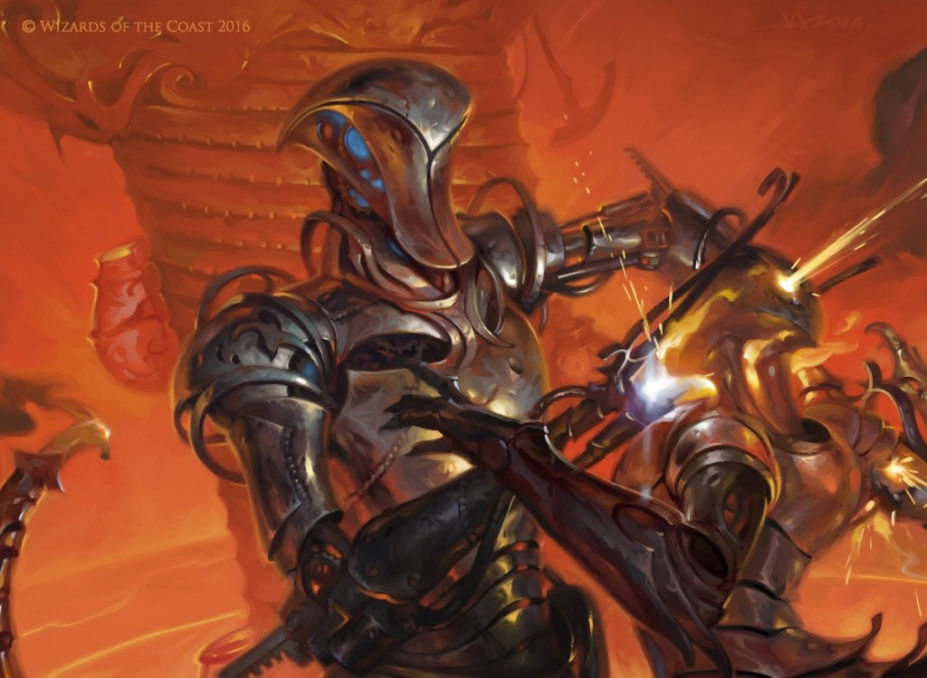 Welder Automaton MtG Art from Aether Revolt Set by Victor Adame Minguez ...